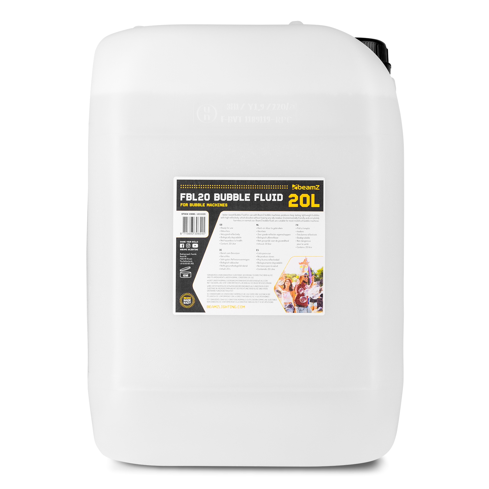 FBL20 Bubble Fluid 20L - beamZ
