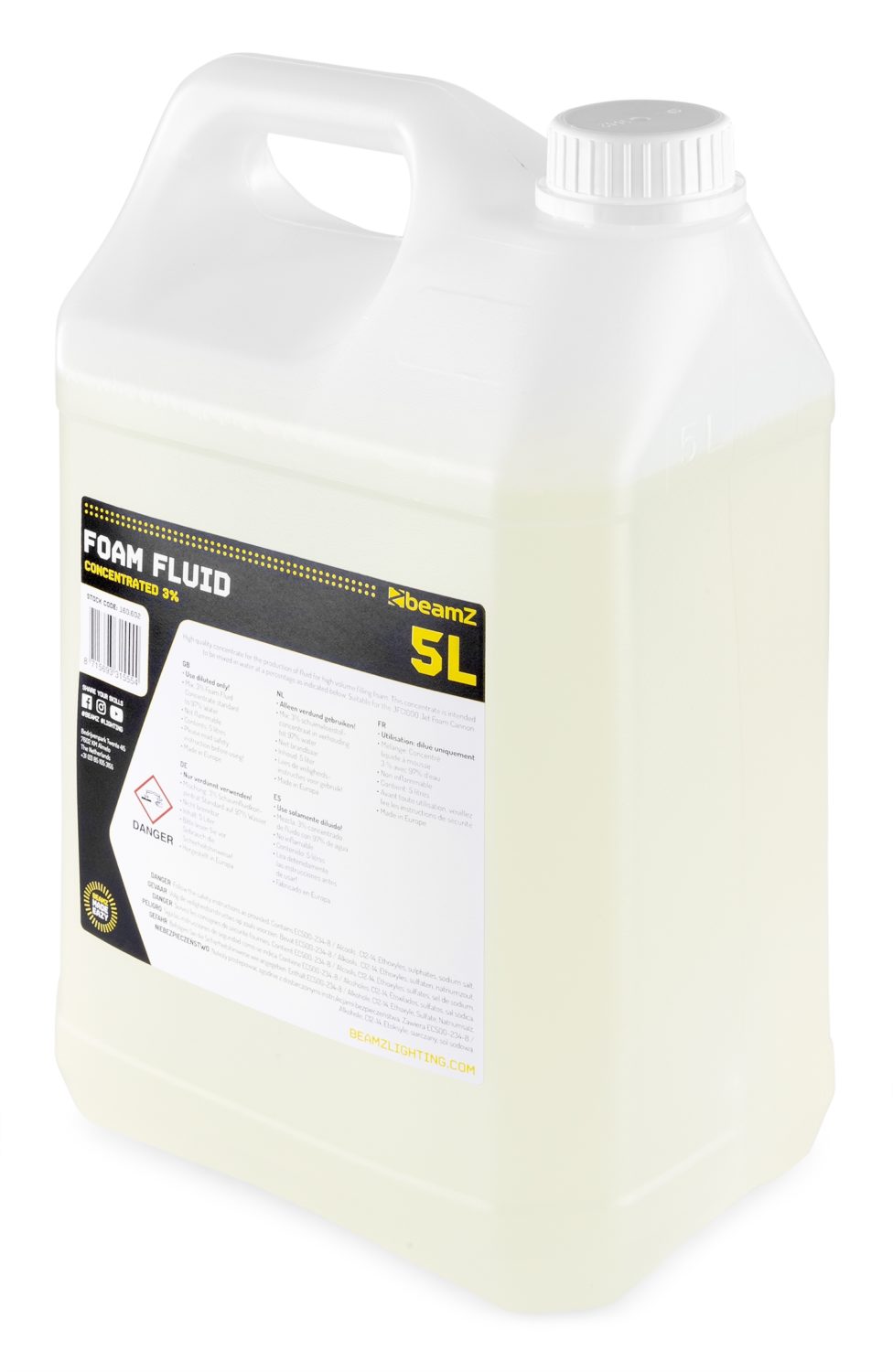 FFL5 Foam Fluid 5L Concentrated - beamZ