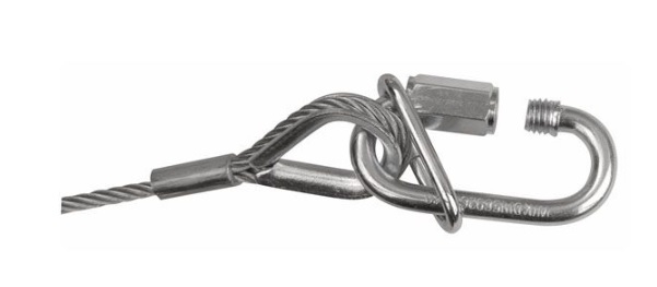 SAF20 Safety Cable 70cm x 2mm 20kg - beamZ