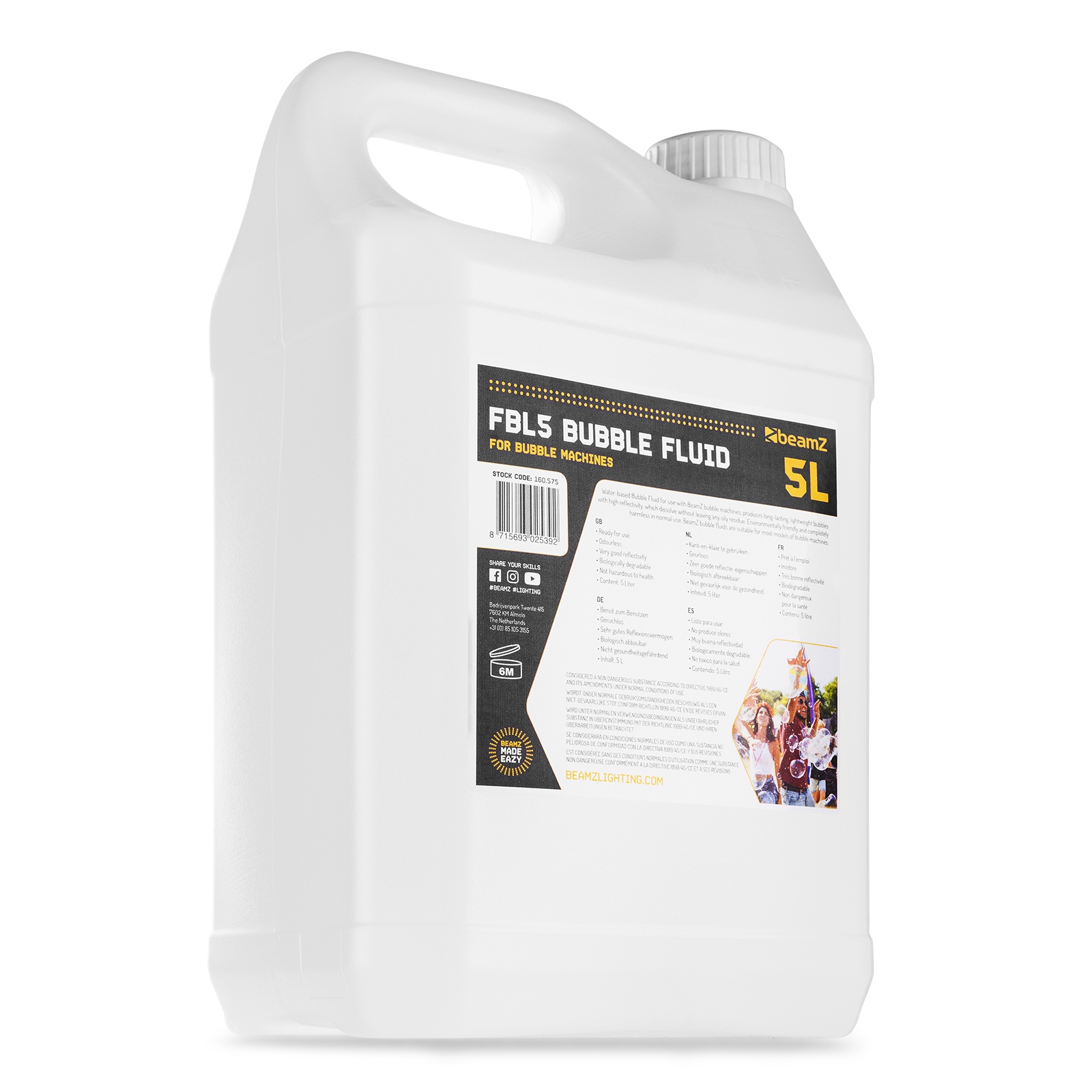FBL5 Bubble Fluid 5L - beamZ
