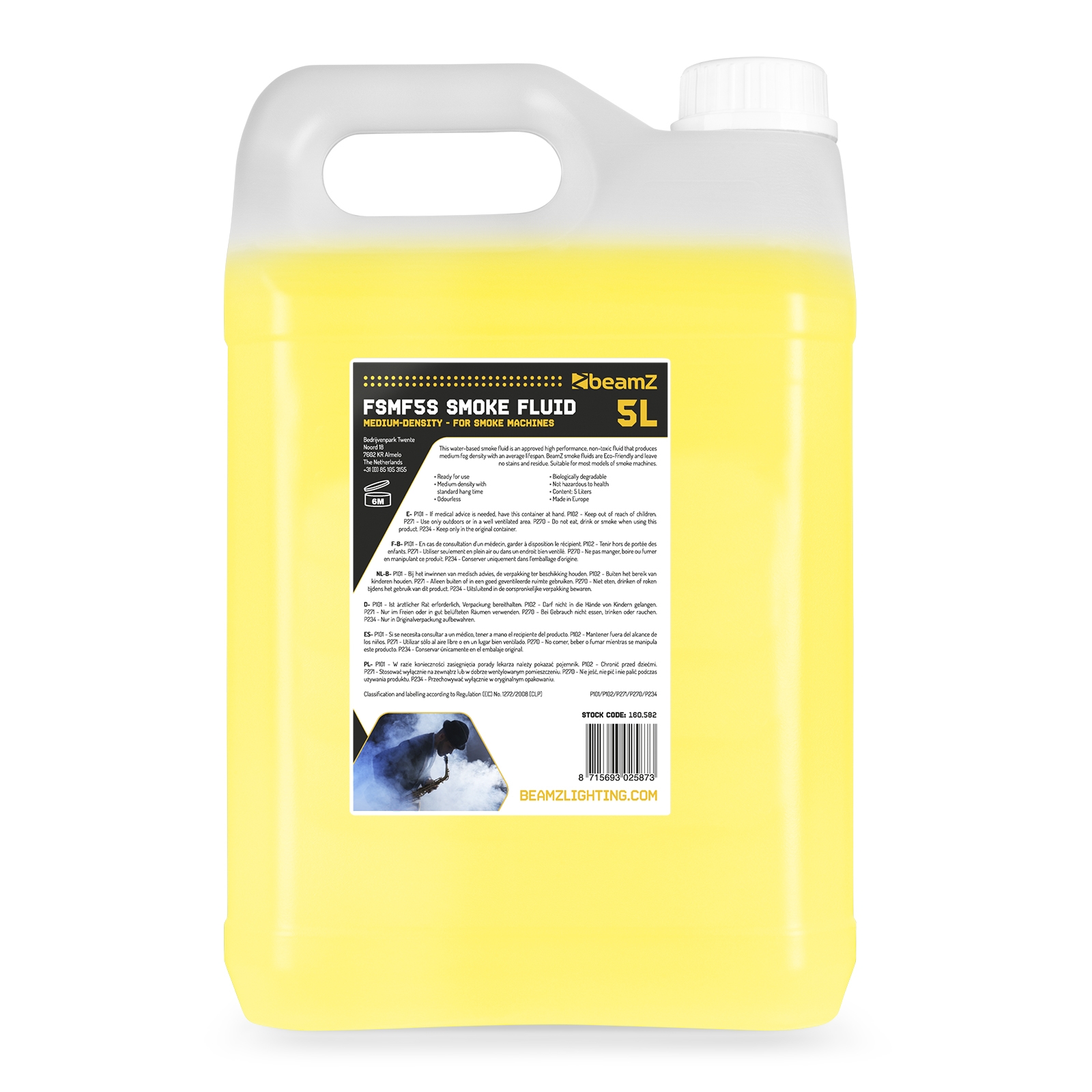 FSMF5S Smoke Fluid 5L Medium-Density - beamZ