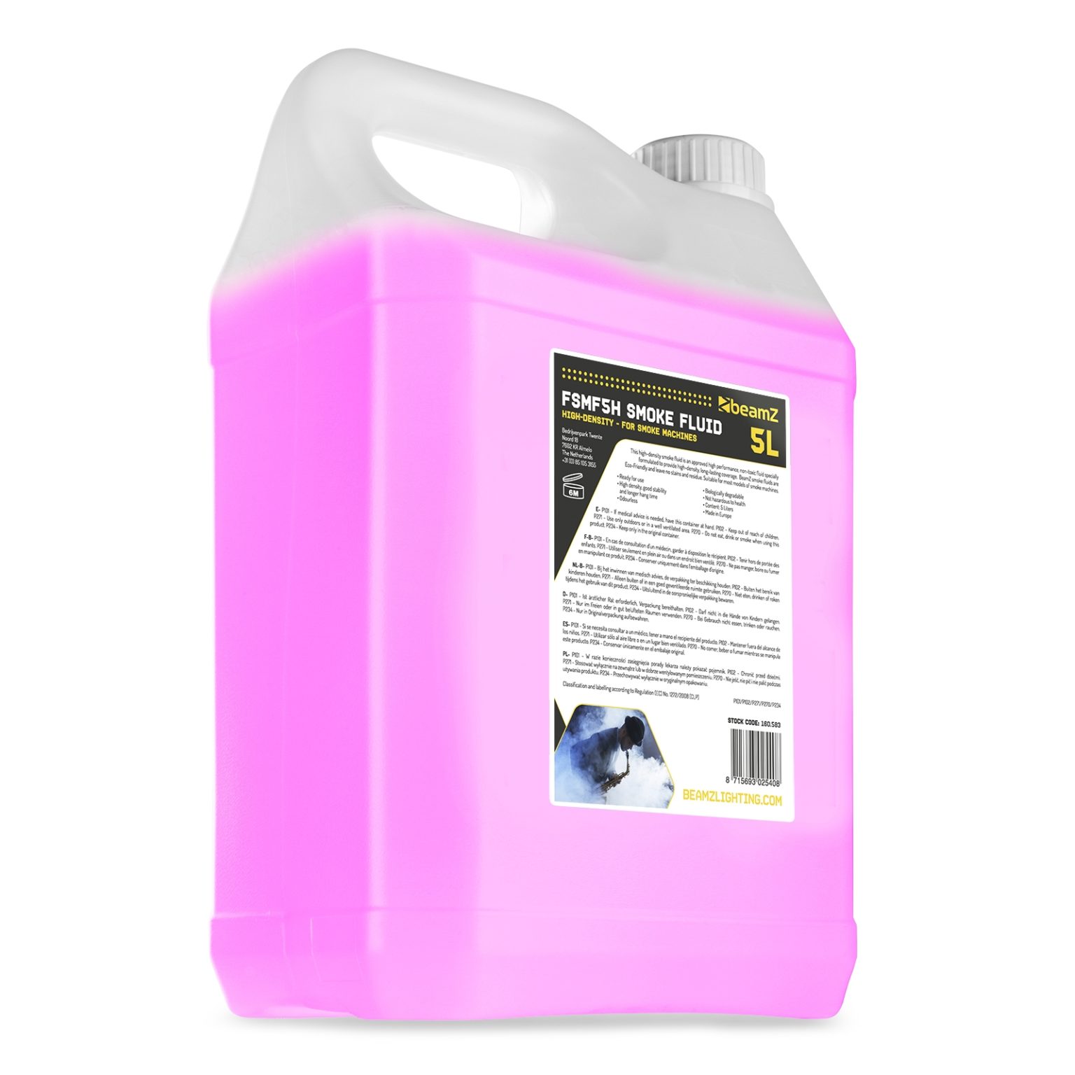 FSMF5H Smoke Fluid 5L High-Density - beamZ