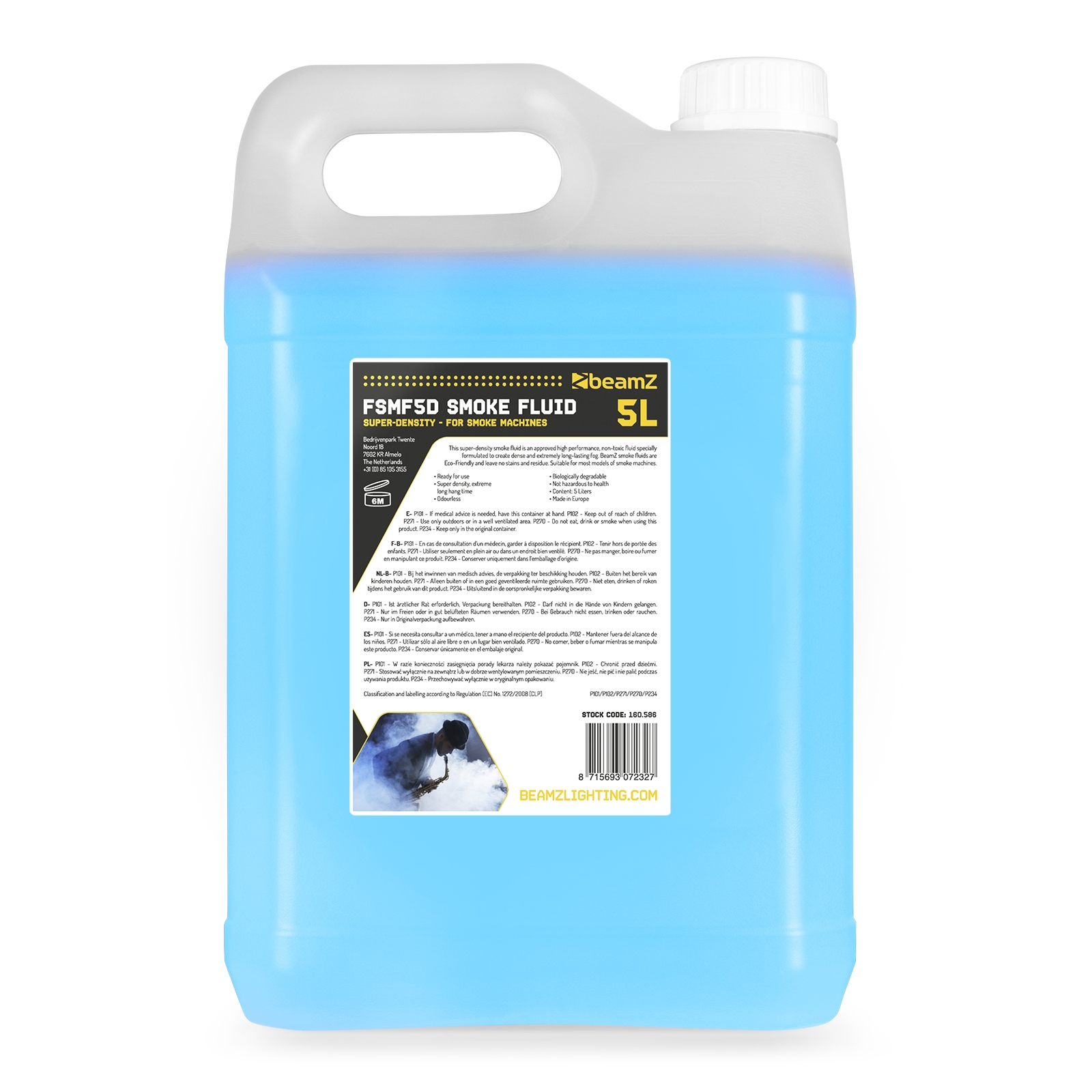 FSMF5D Smoke Fluid 5L Super-Density - beamZ