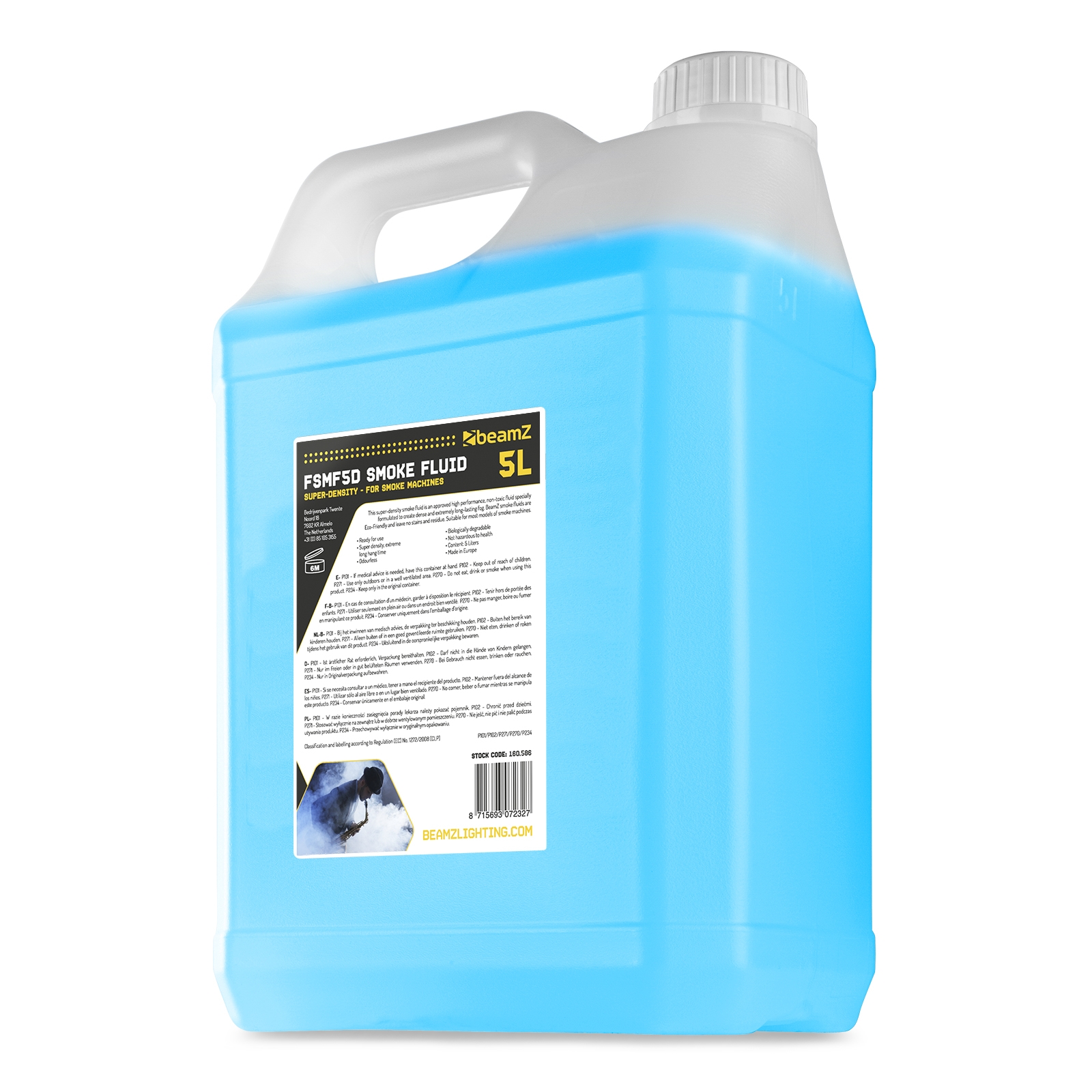 FSMF5D Smoke Fluid 5L Super-Density - beamZ