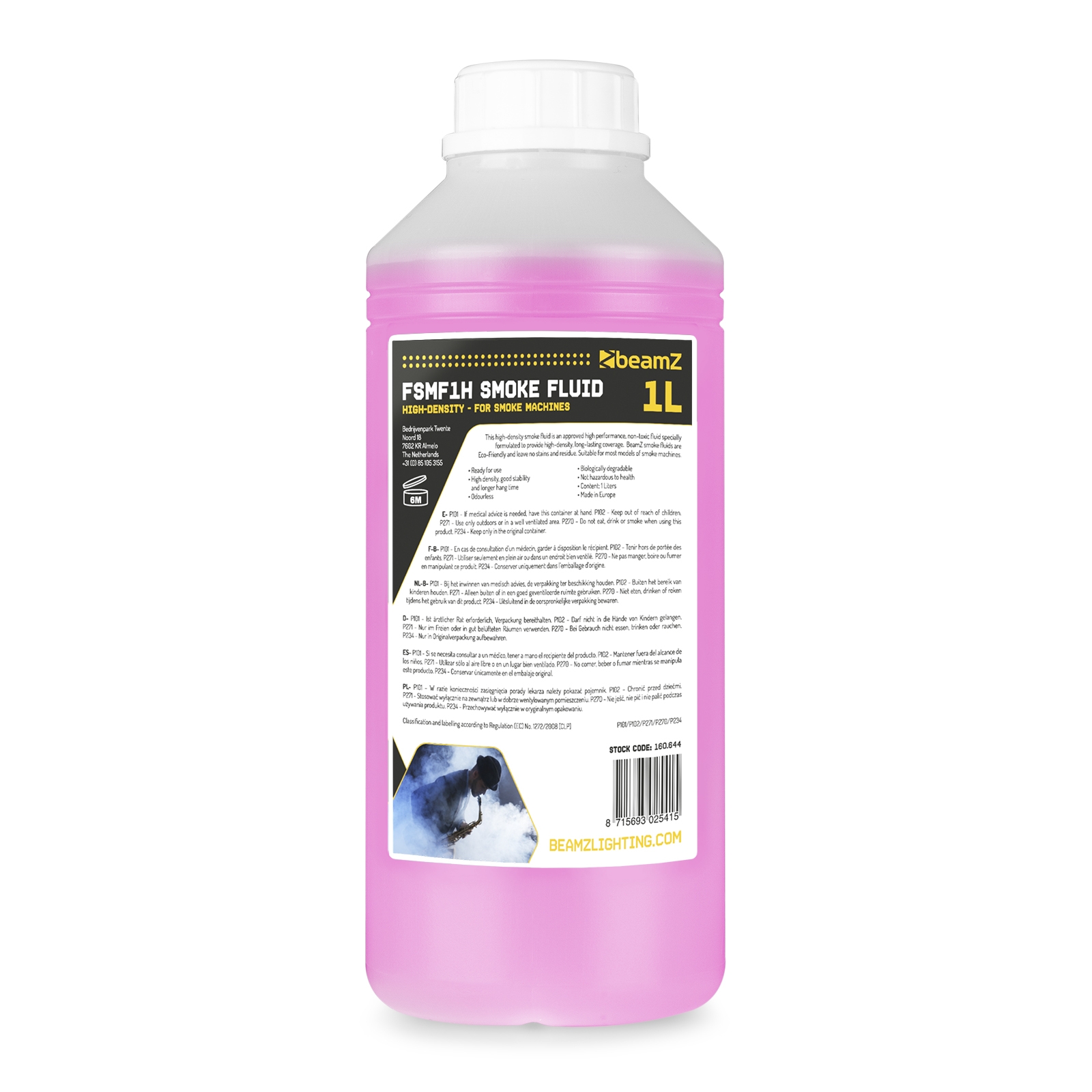 FSMF1H Smoke Fluid 1L High-Density - beamZ