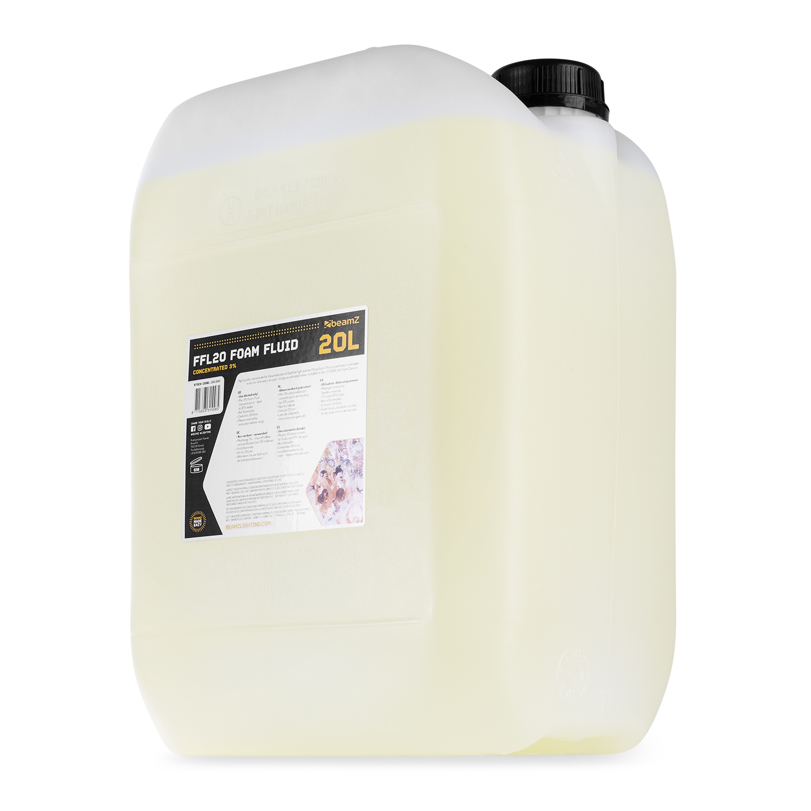 FFL20 Foam Fluid 20L Concentrated - beamZ