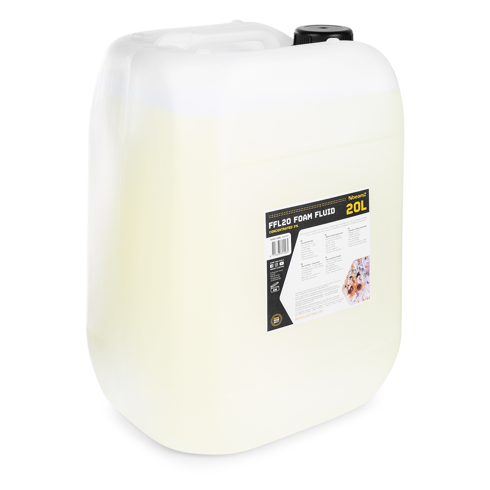 FFL20 Foam Fluid 20L Concentrated - beamZ