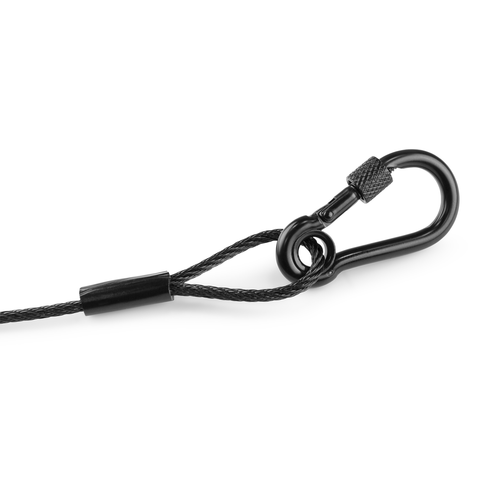 SAF35 Safety Cable 35cm x 3mm 30kg Black - beamZ