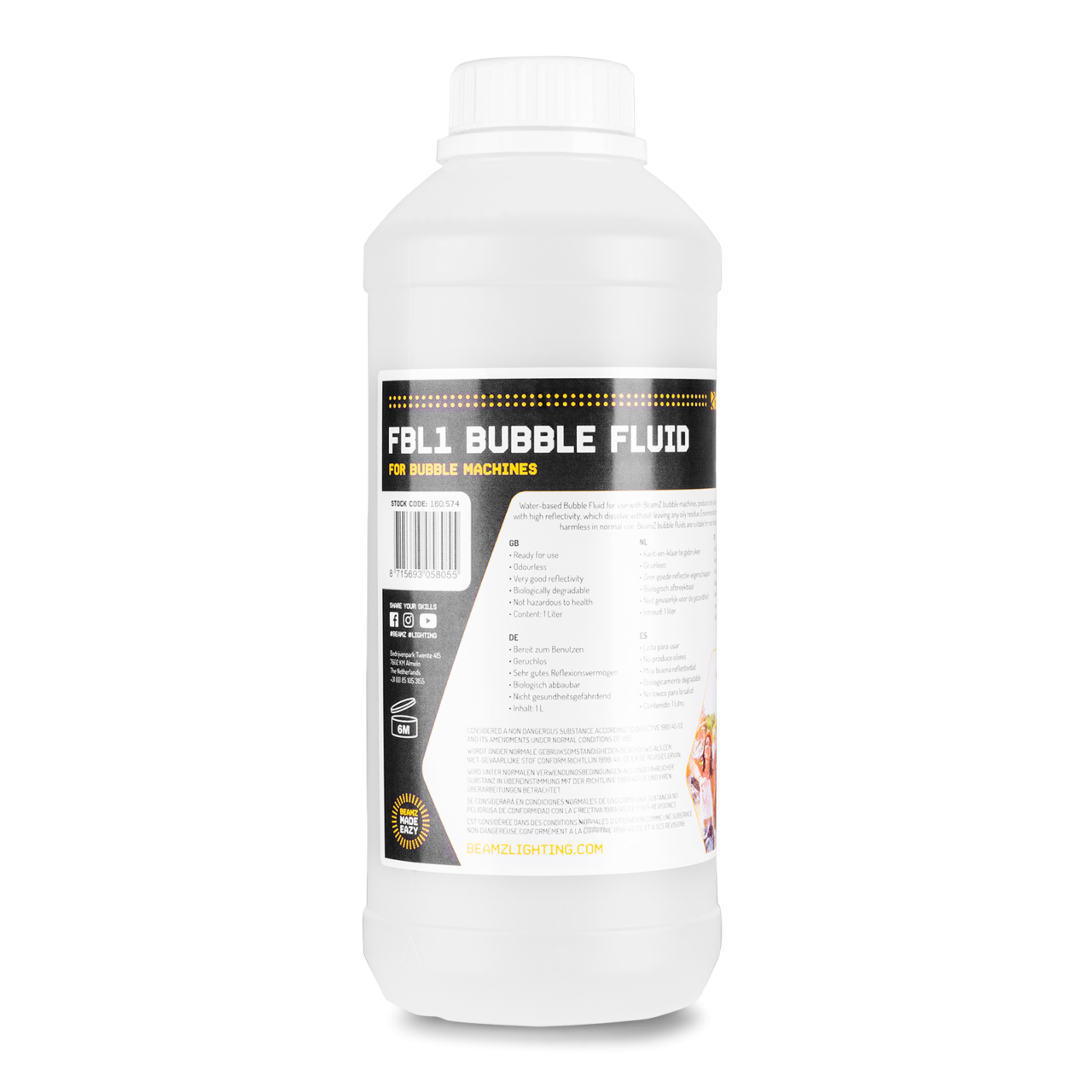 FSMF5L Smoke Fluid 5L Low Fog - beamZ