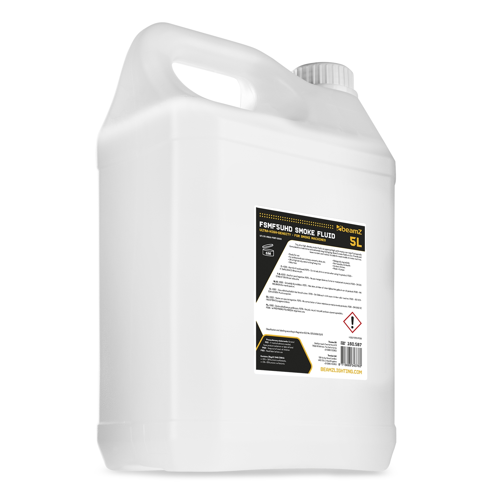 FSMF5UHD Smoke Fluid 5L Ultra-High-Density - beamZ