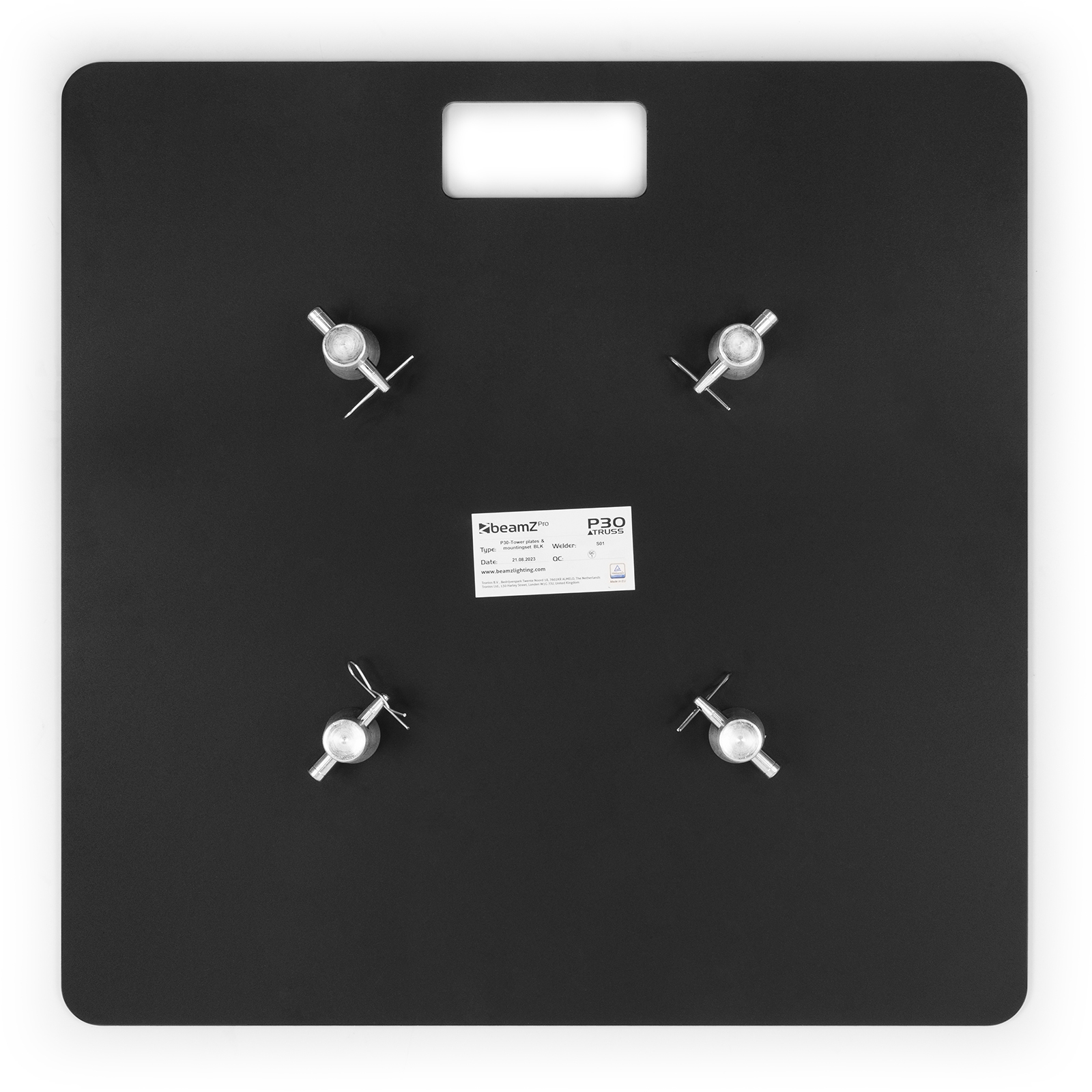 P30 Tower plates & mounting set black - beamZ