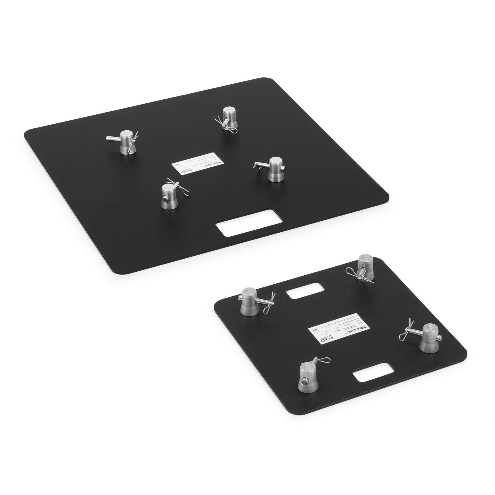 P30 Tower plates & mounting set black - beamZ